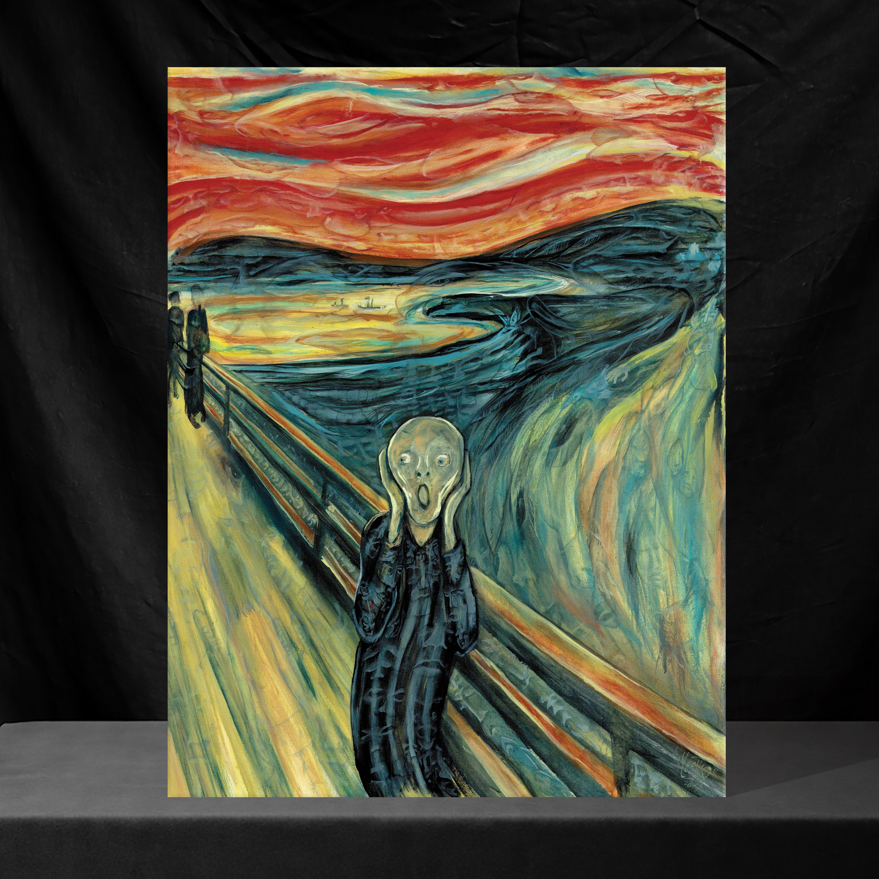 Morphed Scream - Original Painting | 22″ x 28″ – Morphis Art