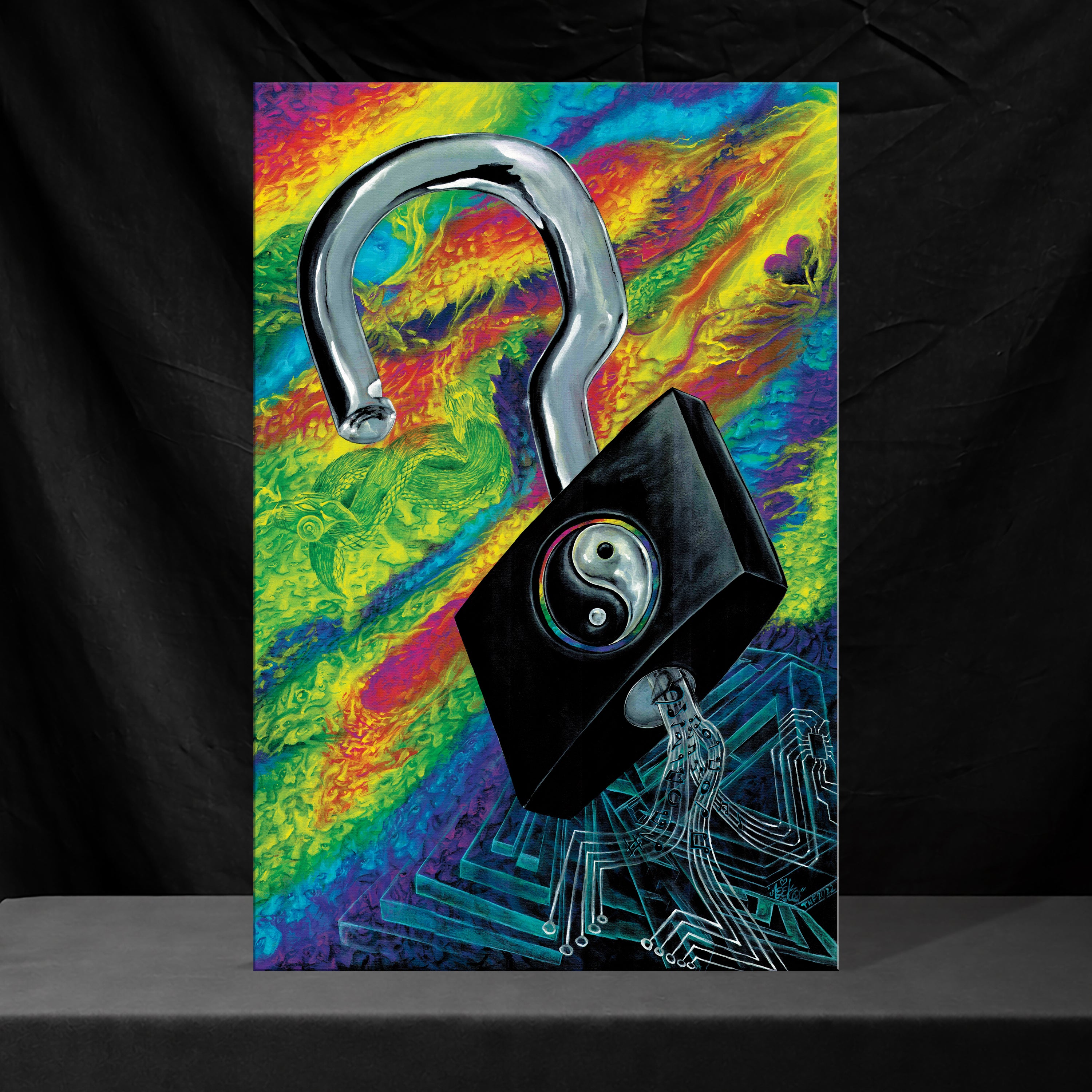 ? (Tipper) - Original Painting | 24″ x 36″ – Morphis Art